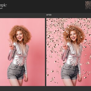 Rose Gold Confetti Overlays, 50 PNG Files, Rose Gold Confetti Clip Art ...
