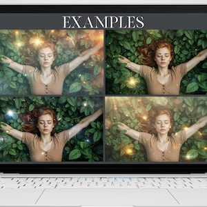 70 Dreamy Universe Photo Overlays, Holographic Particles, Fantasy Light ...