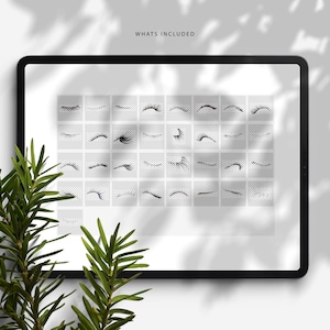 Eyelashes Photo Overlays, Realistic Eyelashes Clip Art PNG, 33 Files ...