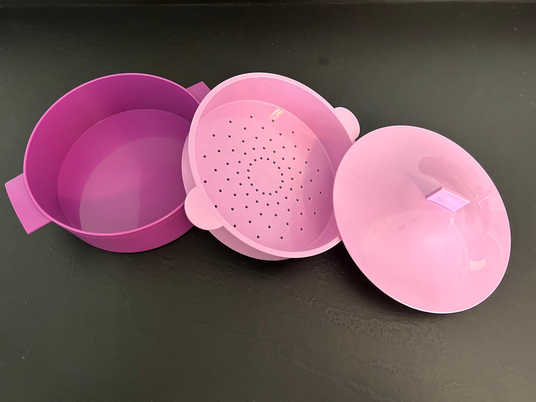 Tupperware Microwave Microsteamer Set 3 Pieces New Moving Sale - Etsy