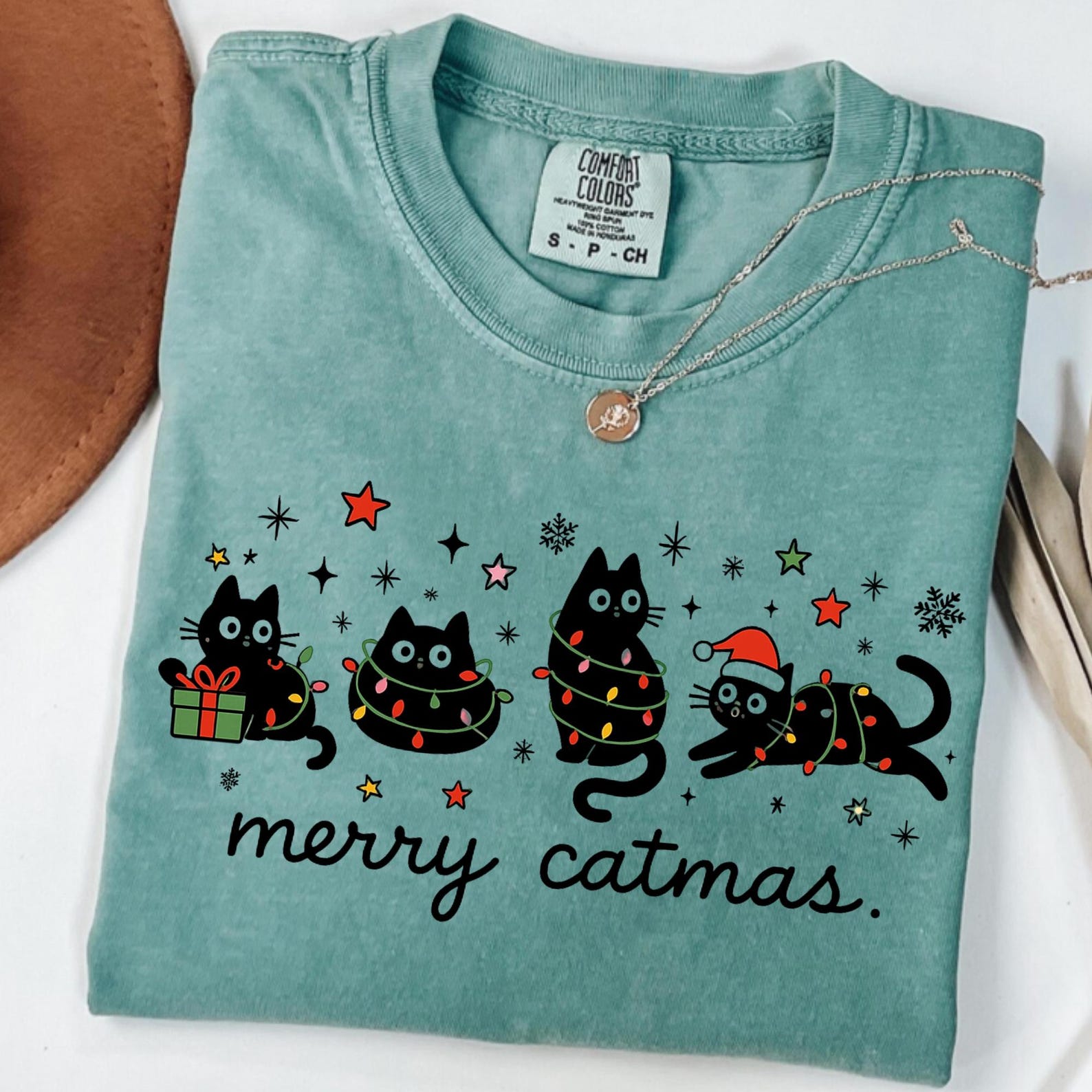 Merry Catmas PNG, Funny Christmas Cat Sublimation, Meowy Christmas Png ...