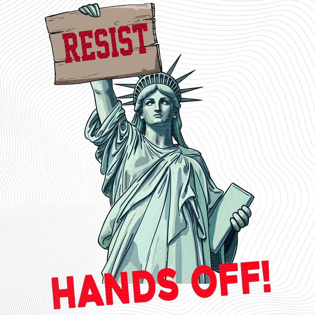Resist Anti Trump Png, Statue of Liberty Holding Resist Anti-trump ...
