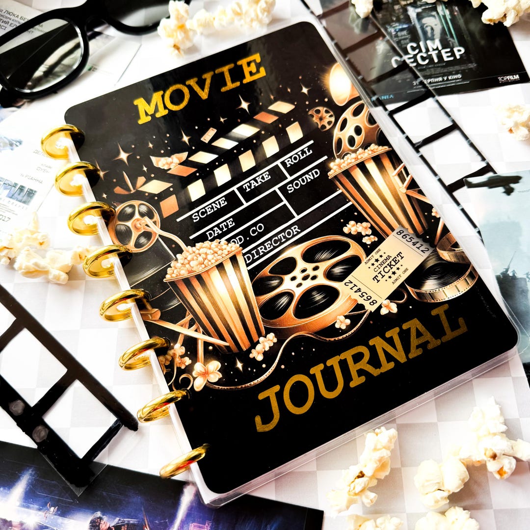 Movie Journal: Film Review Logbook With Challenges - Etsy