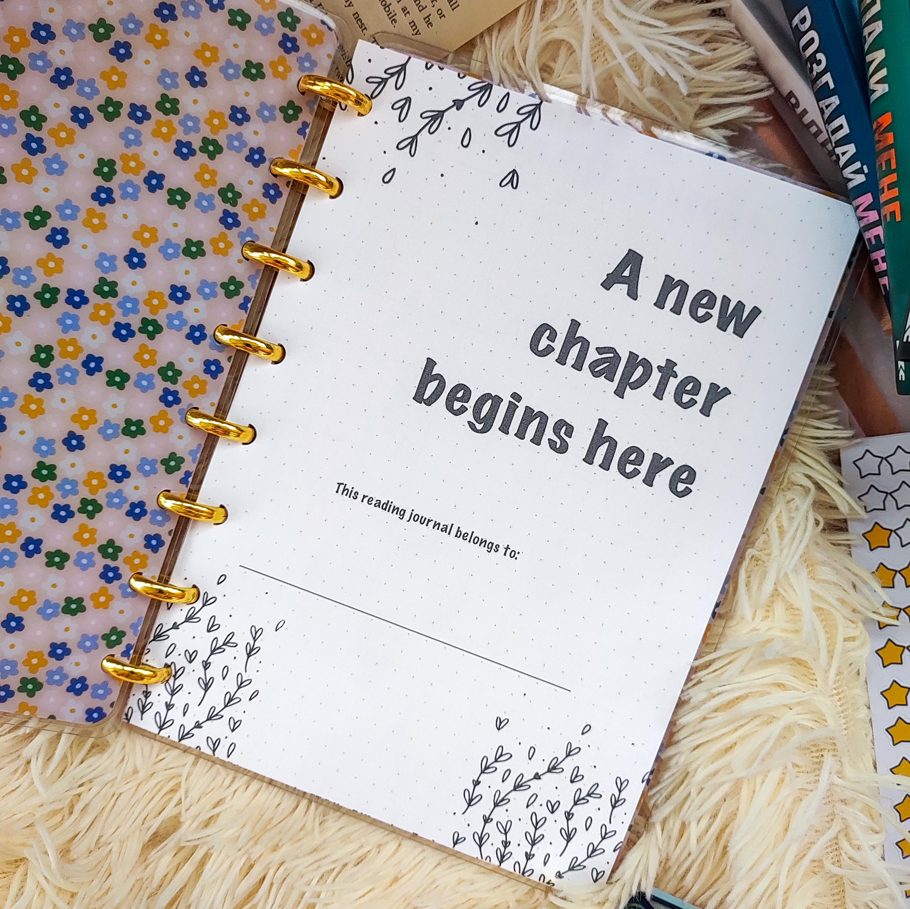 Physical Reading Planner: Book Review Journal, A5 Discbound - Etsy