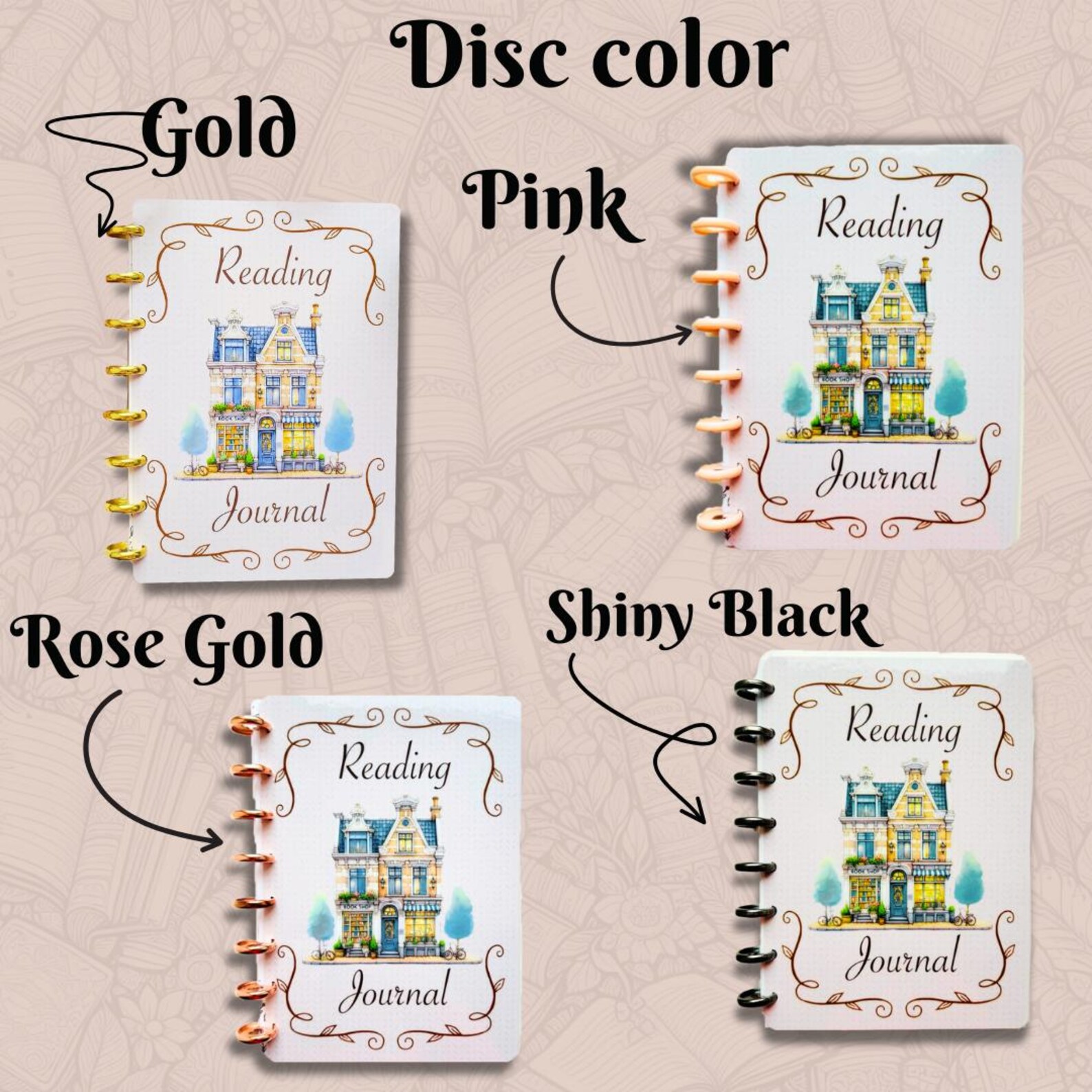 Personalized Reading Journal: Book Tracker With Cover Stickers - Etsy