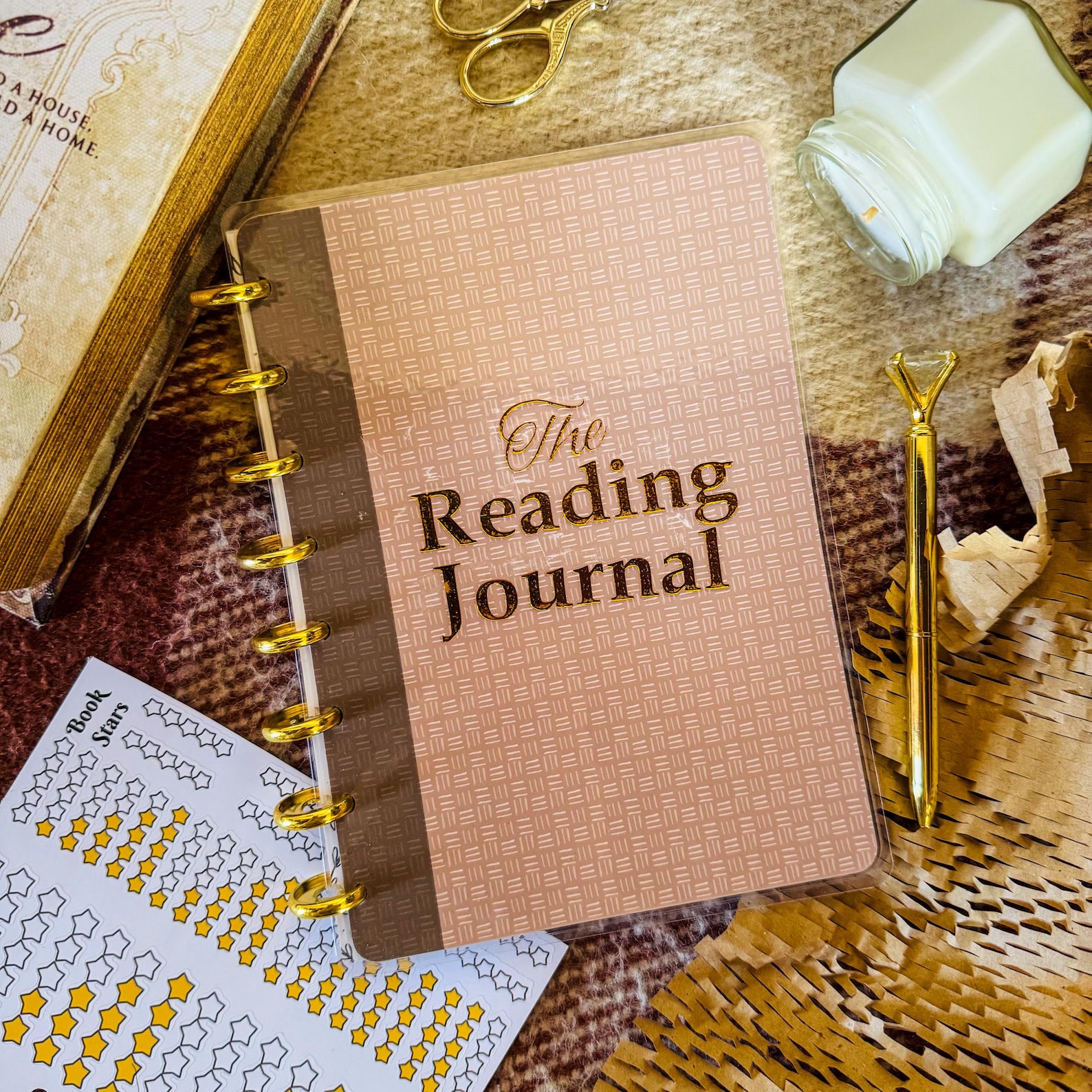 Reading Journal & Book Cover Sticker Sheet: A5 Reading Tracker - Etsy