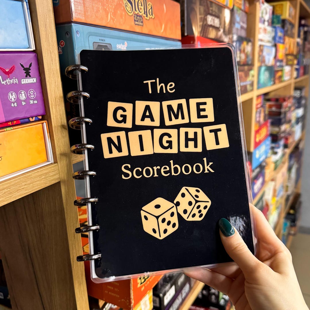 Custom Board Game Journal, Game Score Book, Custom Score Book, Game ...