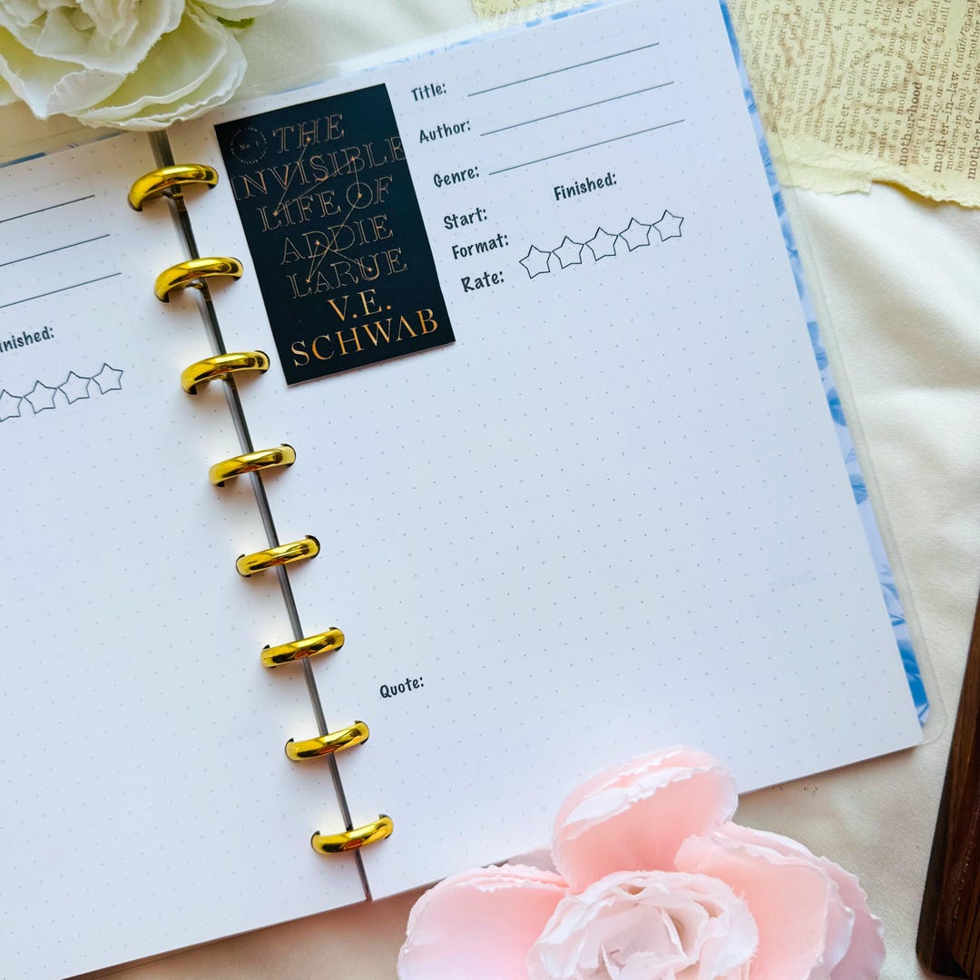 Interactive Reading Journal With NFC Tag: Book Tracker & Rating ...