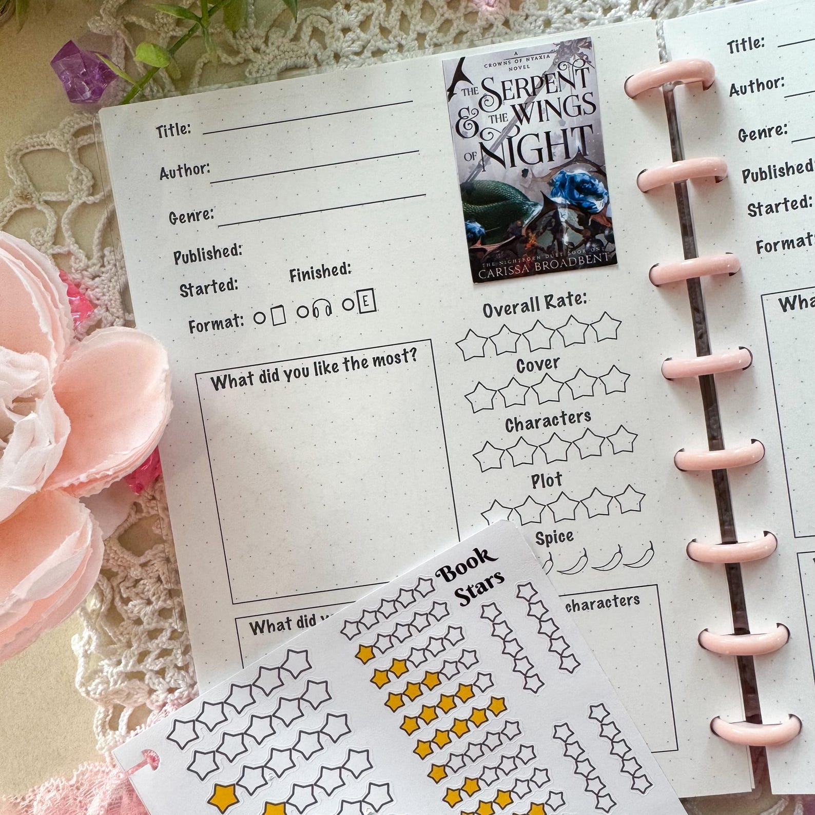 Personalized Reading Journal: Handmade Book Lover Gift - Etsy