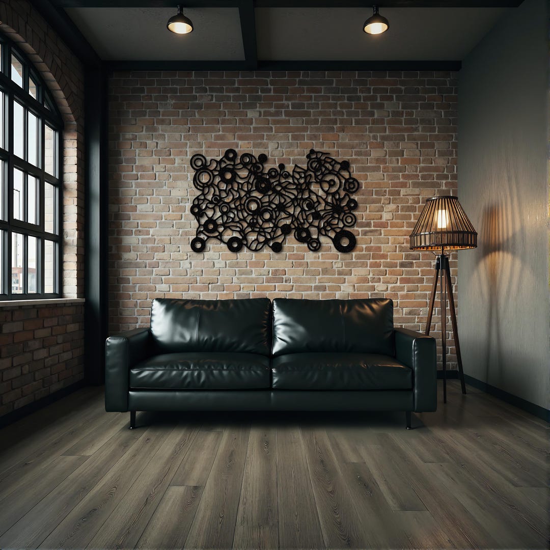 Neural Flow - Abstract Metal Wall Art | Modern Network-inspired Design ...