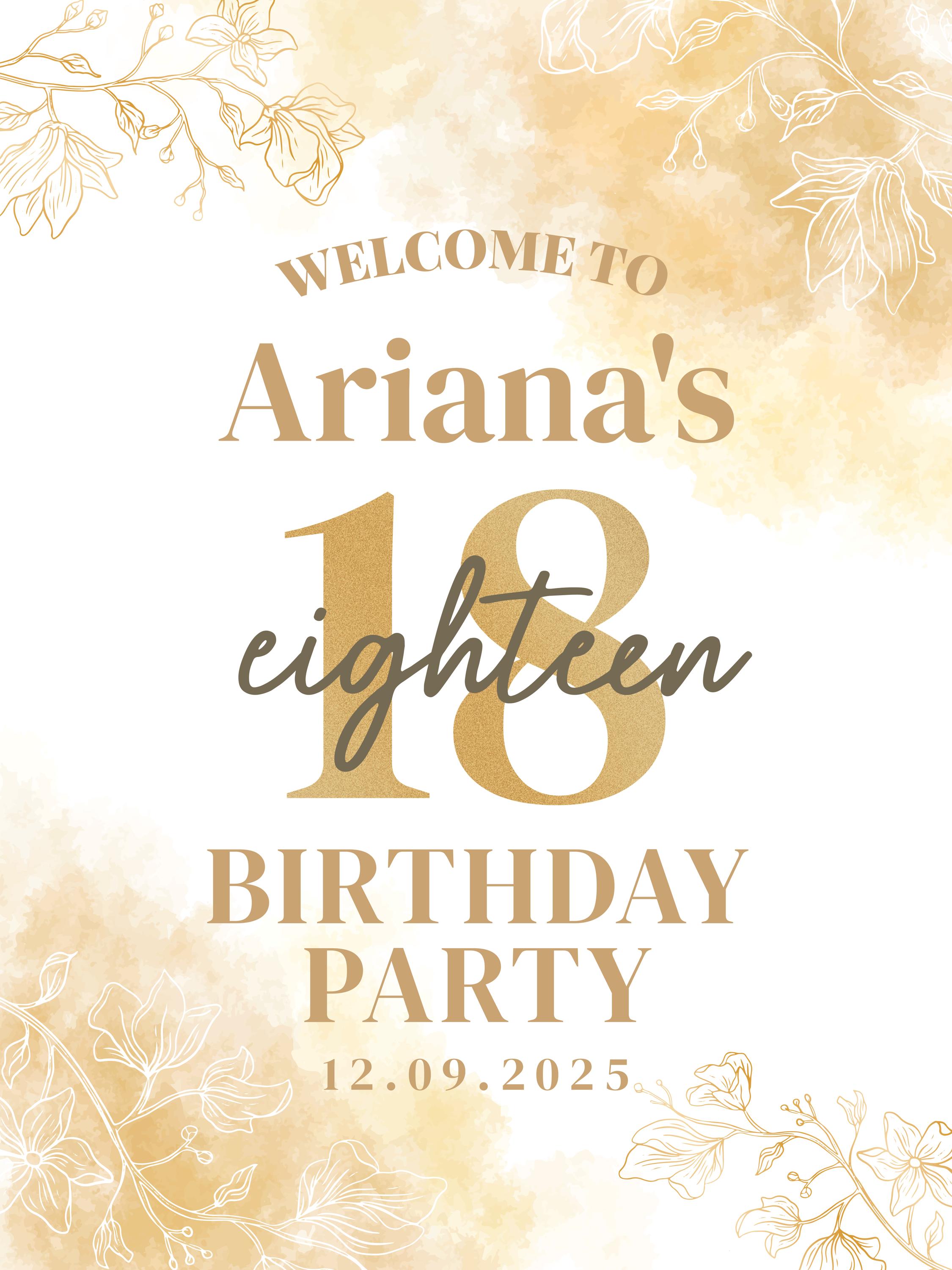 18th Birthday Welcome Sign - Etsy