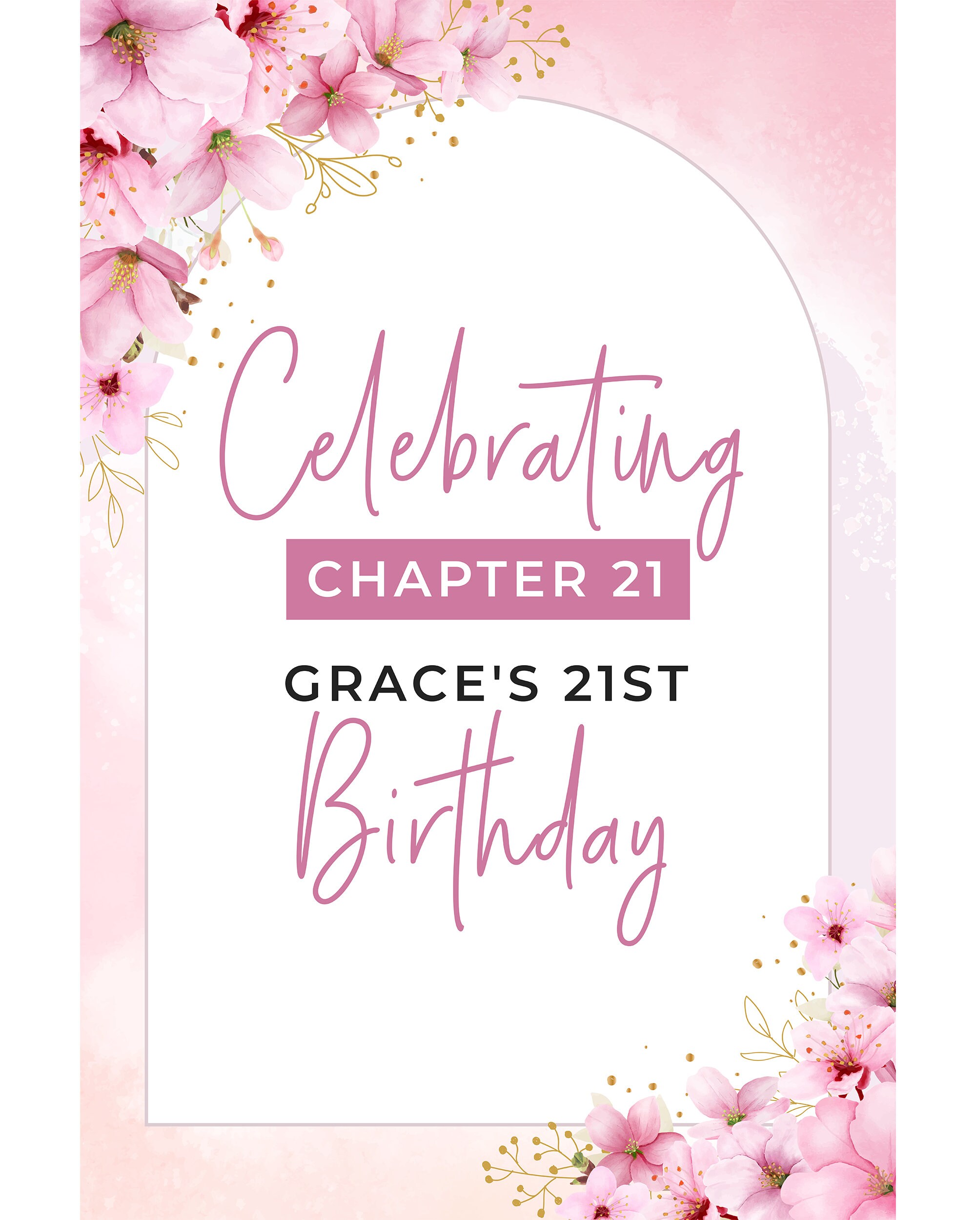 21st Birthday Welcome Sign - Etsy