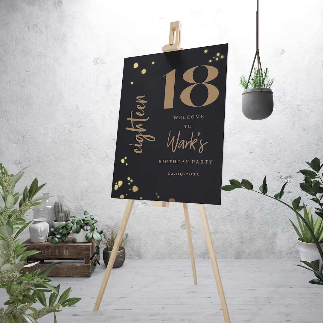 18th Birthday Welcome Sign - Etsy