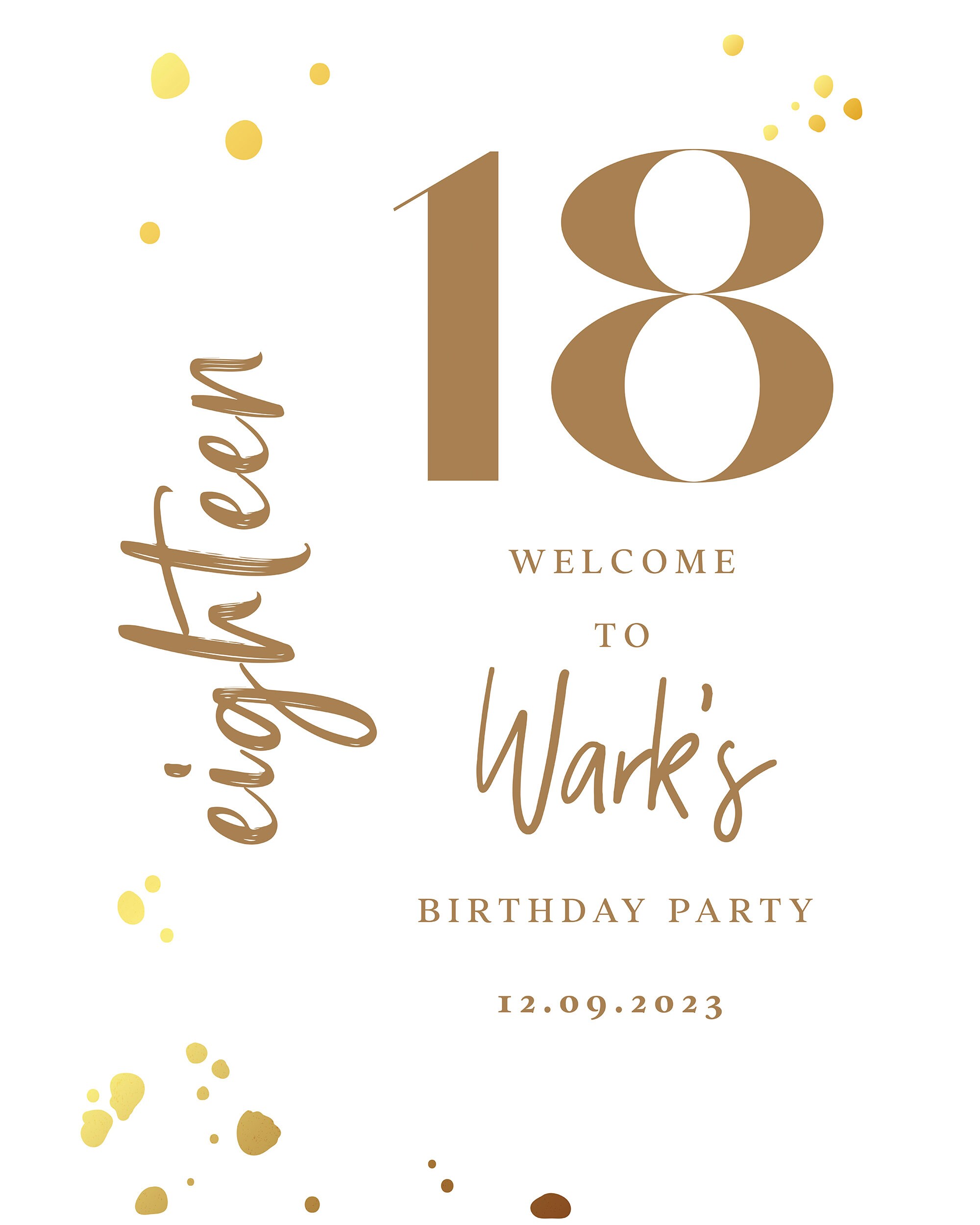 18th Birthday Welcome Sign - Etsy