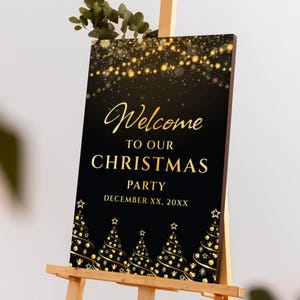 Christmas Party Welcome Sign - Etsy