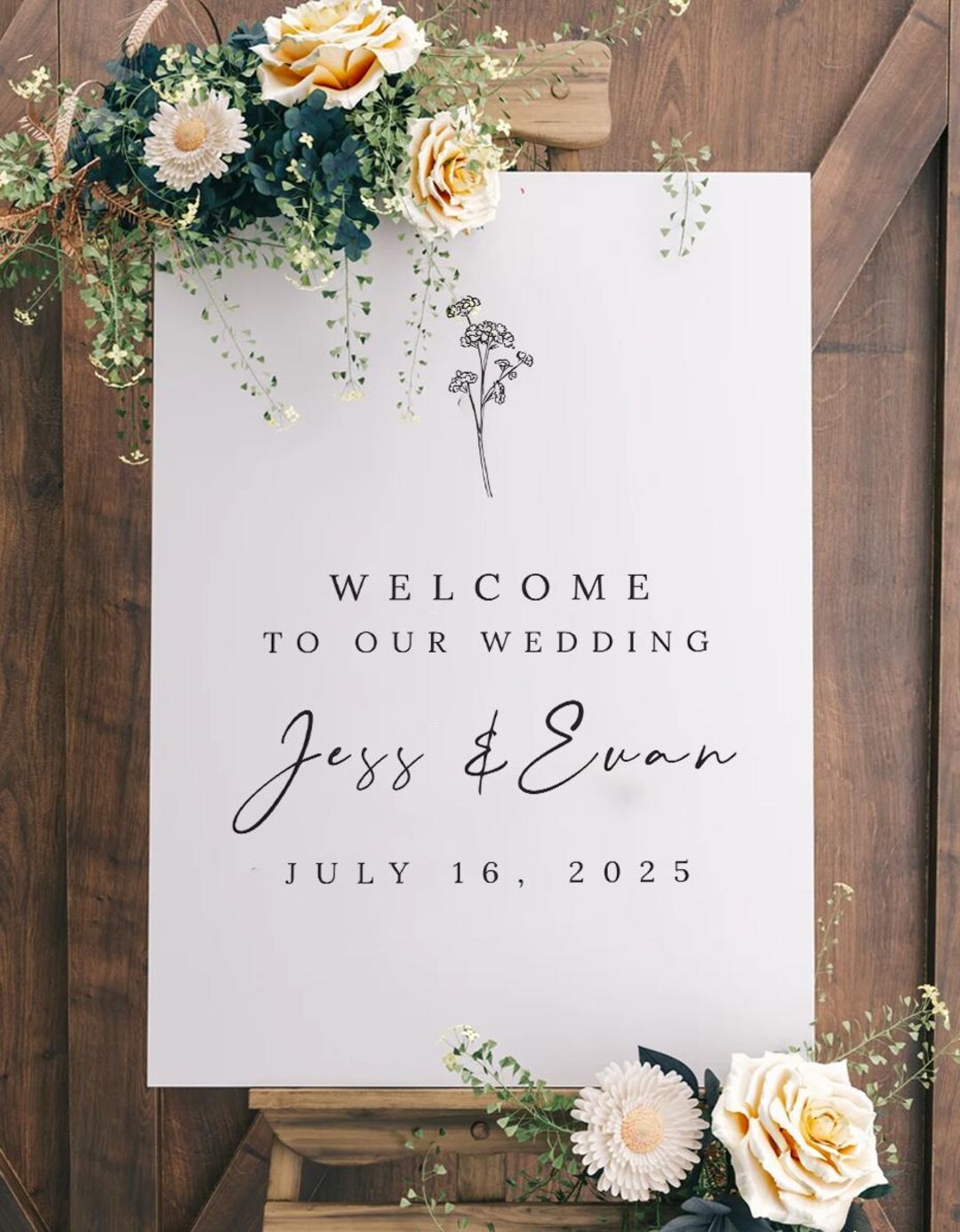 Wedding Welcome Sign - Etsy