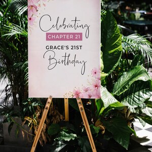 21st Birthday Welcome Sign - Etsy