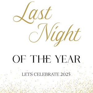 New Year's Eve Party Welcome Sign - Etsy