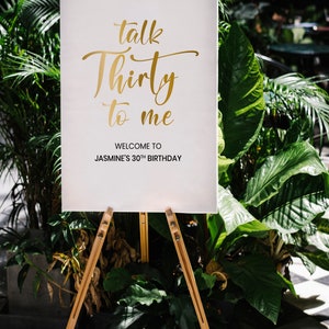 30th Birthday Welcome Sign - Etsy