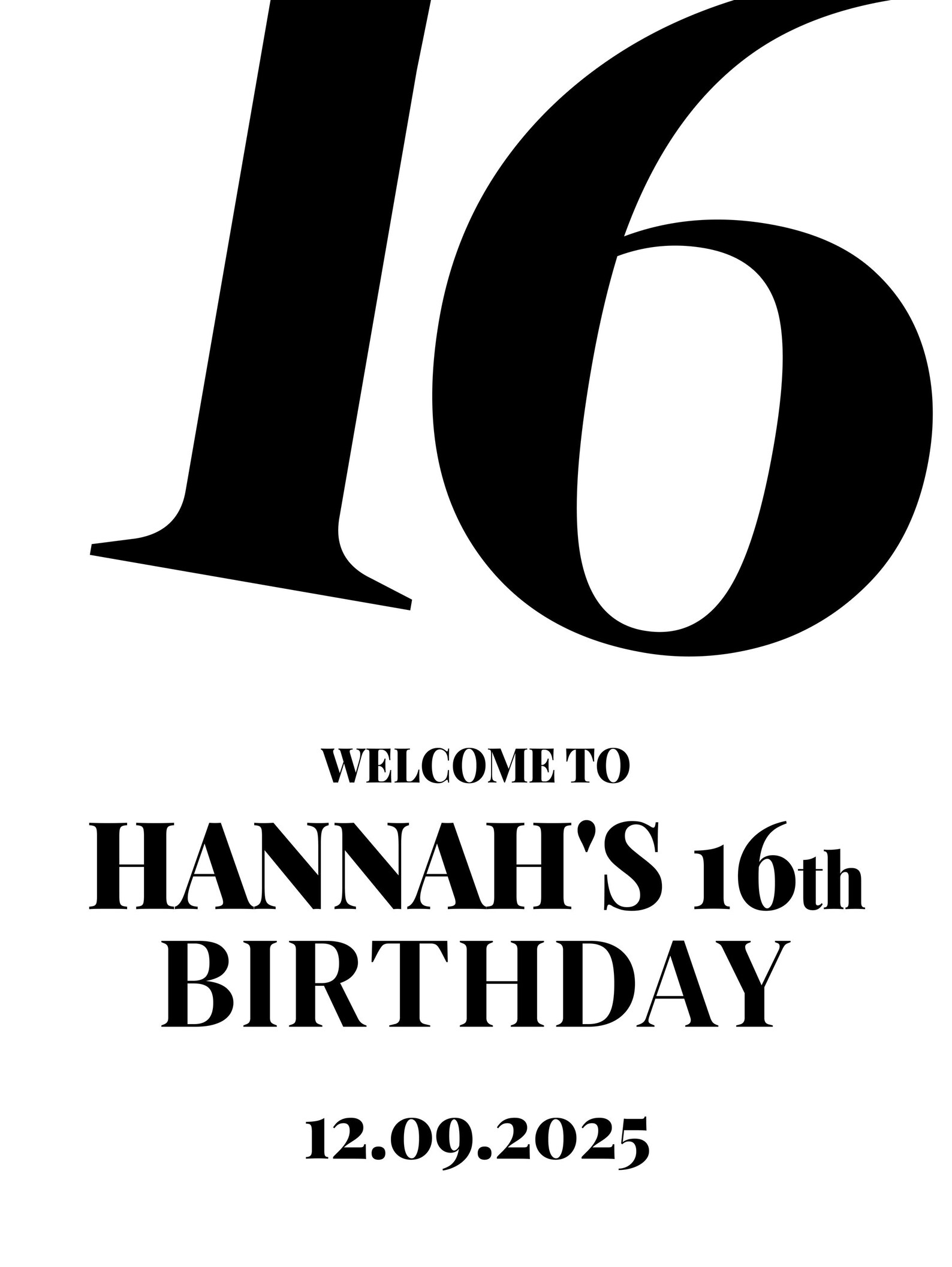 16th Birthday Welcome Sign - Etsy
