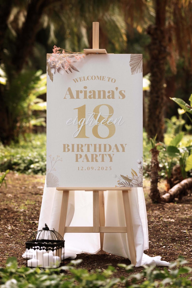 18th Birthday Welcome Sign - Etsy