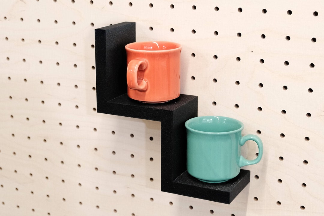 Corn Starch PLA Cup Holder for Pegboard - Elegant Modern Look - 6 or ...