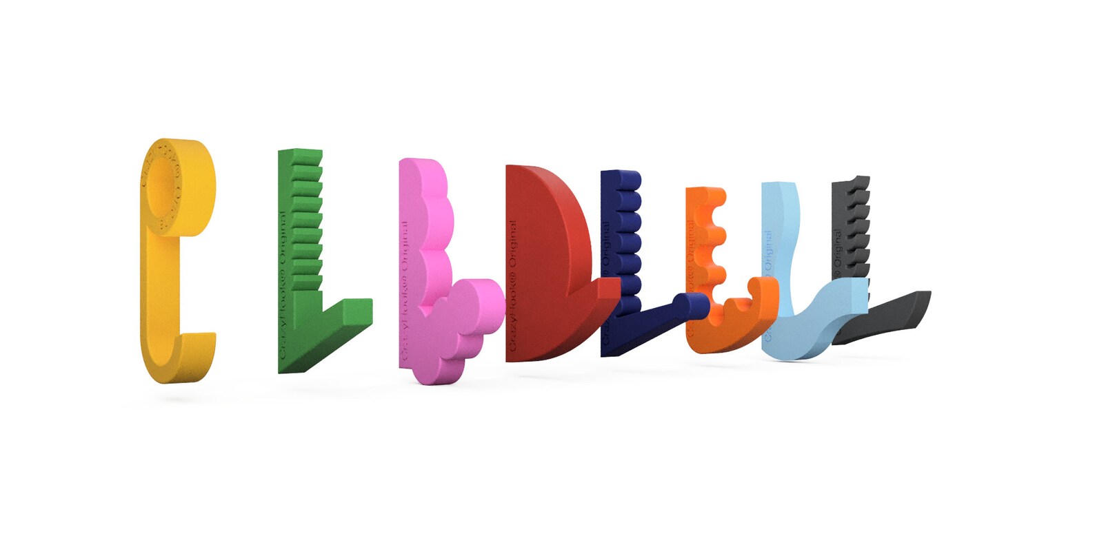 Crazy Hooks 5 : BLUE VELVET Coat Hook for Home, Office and Shops - Etsy