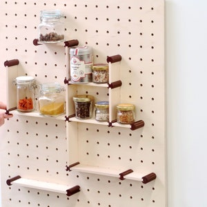 Modular Spice Storage Module - Pegboard Kitchen Organizer - 100% Made ...