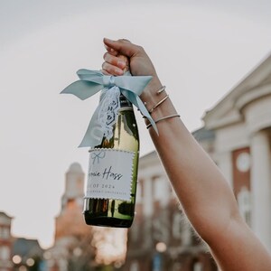 Graduation Wine Label | Custom Wine Label | Congrats Graduate ...