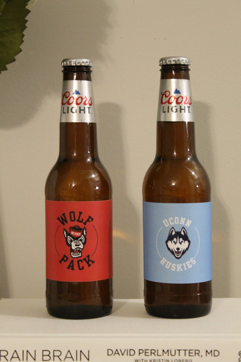 University College Beer Labels Custom Beer Label Stickers College ...