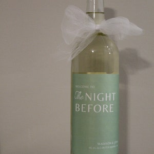 Wedding Welcome Party Wine Label | Custom Wine/liquor Label | Wedding ...