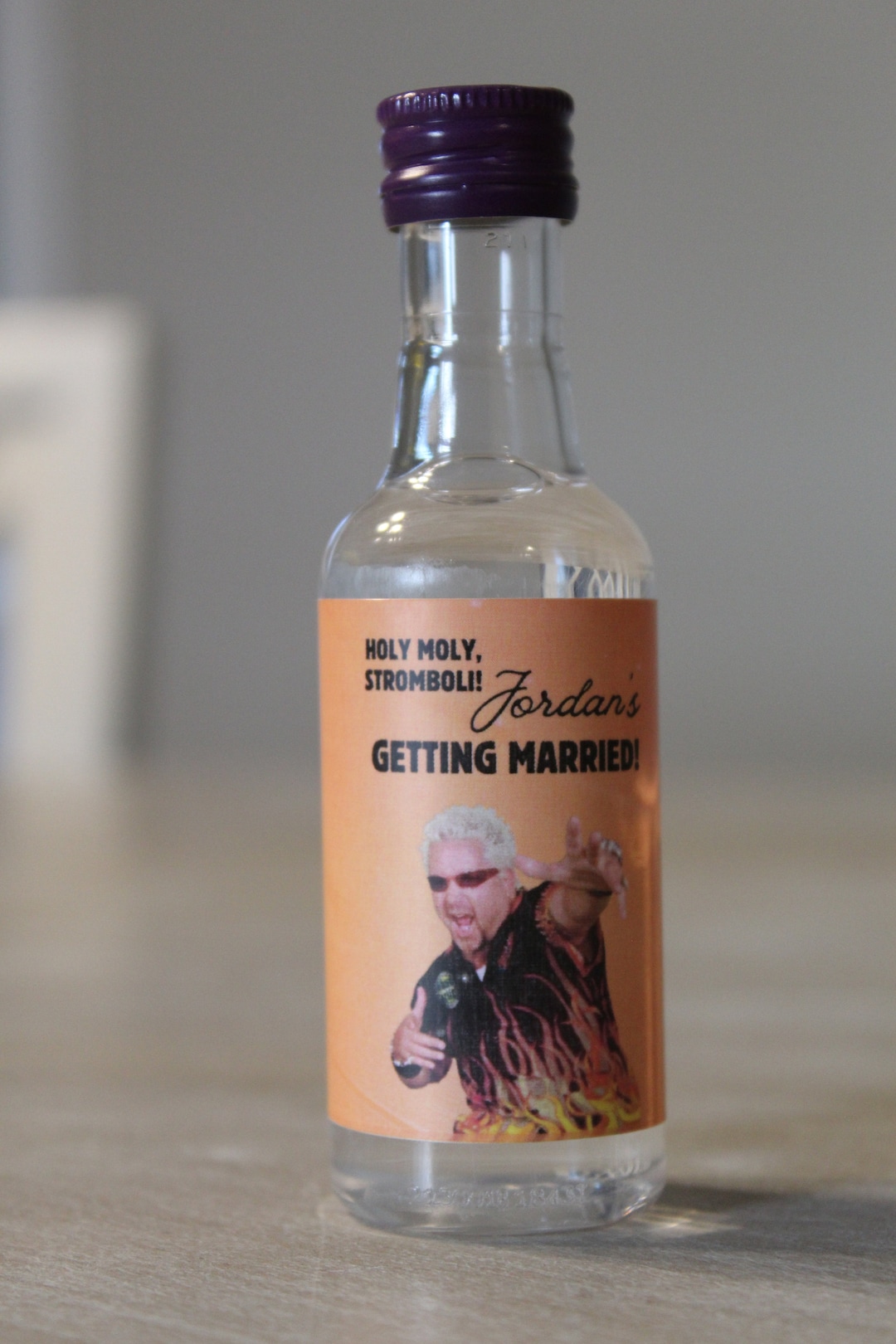 Guy Fieri Flavortown Custom Shot Labels | Custom Airplane Bottle Labels ...