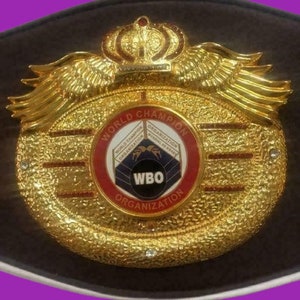 WORLD BOXING ORGANIZATION Championship Title Belt - Etsy