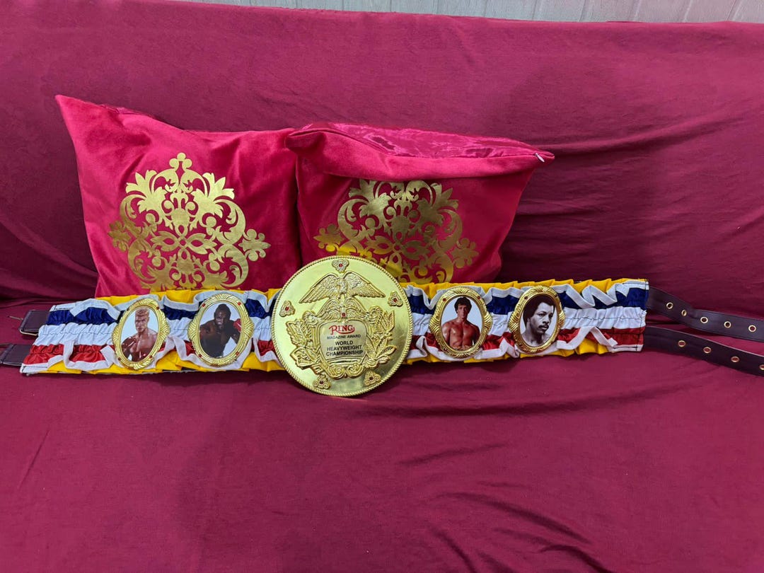ROCKY BALBOA RING Magazine Heavyweight Championship Title Belt - Etsy