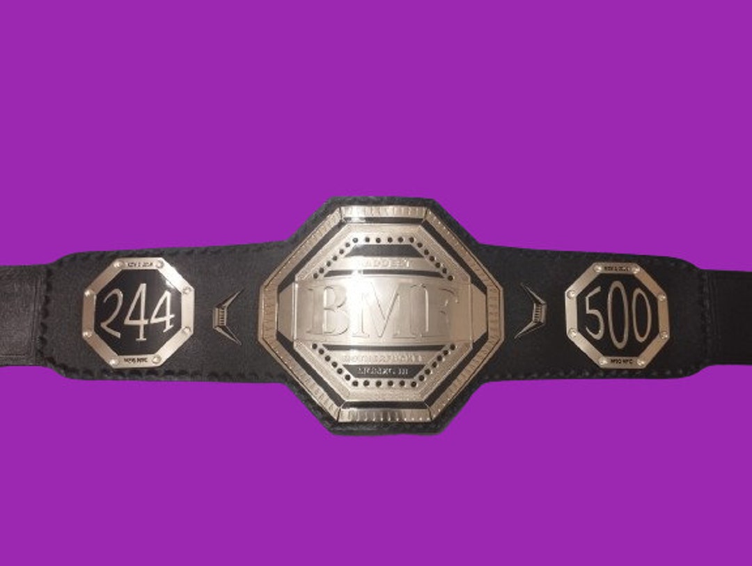 BMF WORLD HEAVYWEIGHT Wrestling Championship Title Belt - Etsy