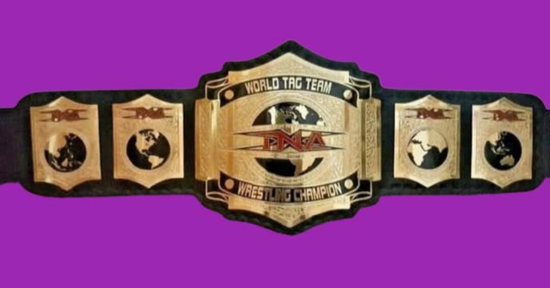 TNA WORLD TAG Team Wrestling Championship Title Belt - Etsy