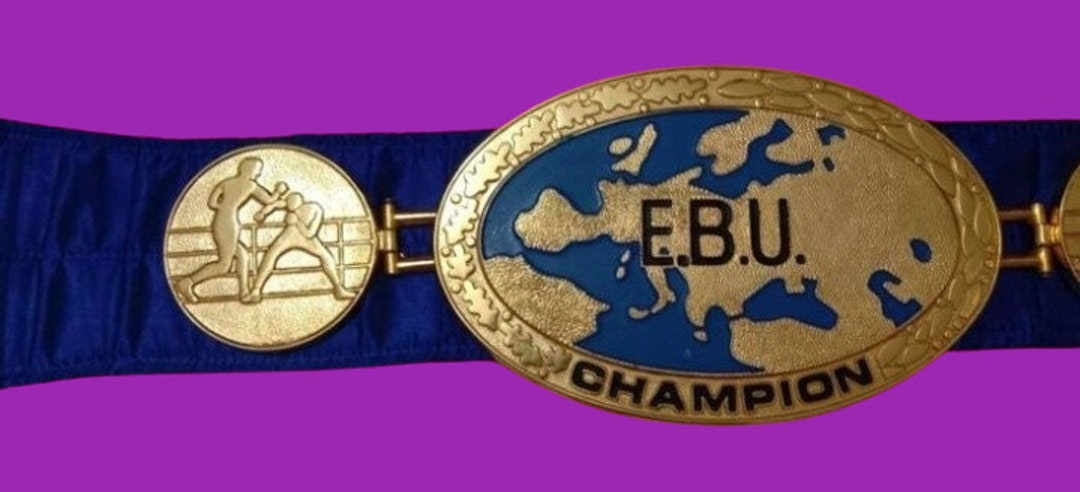 EBU WORLD BOXING Championship Title Belt - Etsy