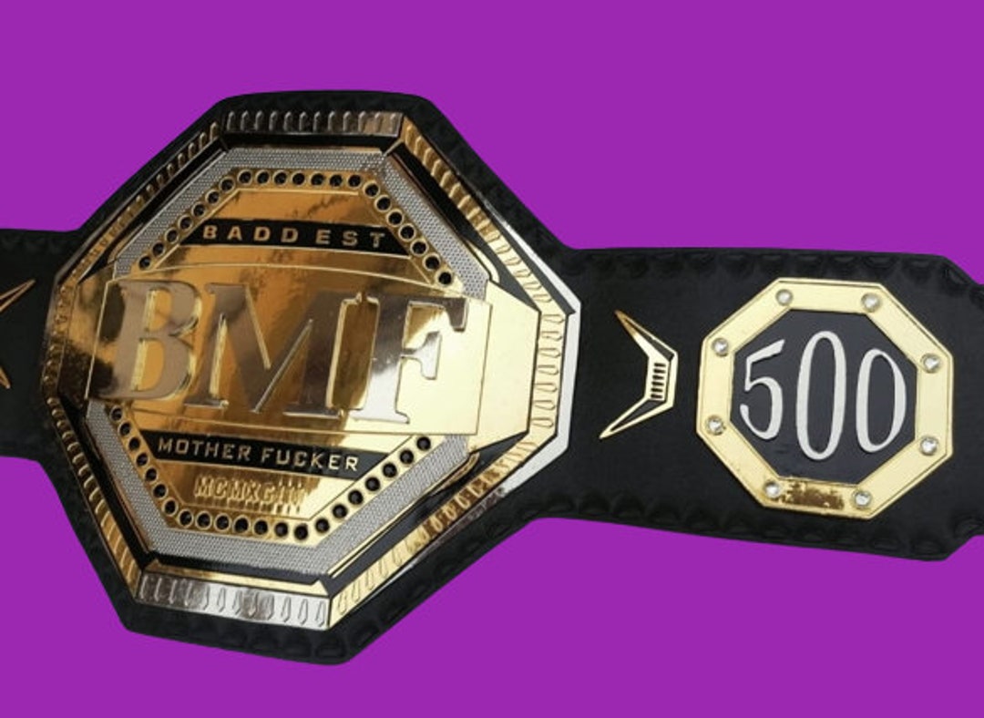 BMF WORLD HEAVYWEIGHT Wrestling Championship Title Belt - Etsy