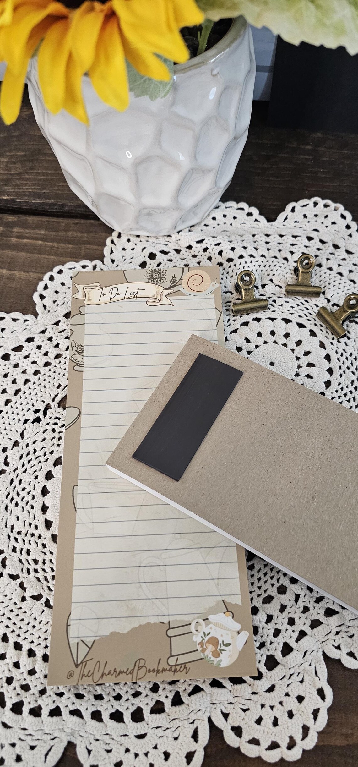 Cottagecore Collection Set Design 3, Includes 2 Postcards & 2 Magnetic ...