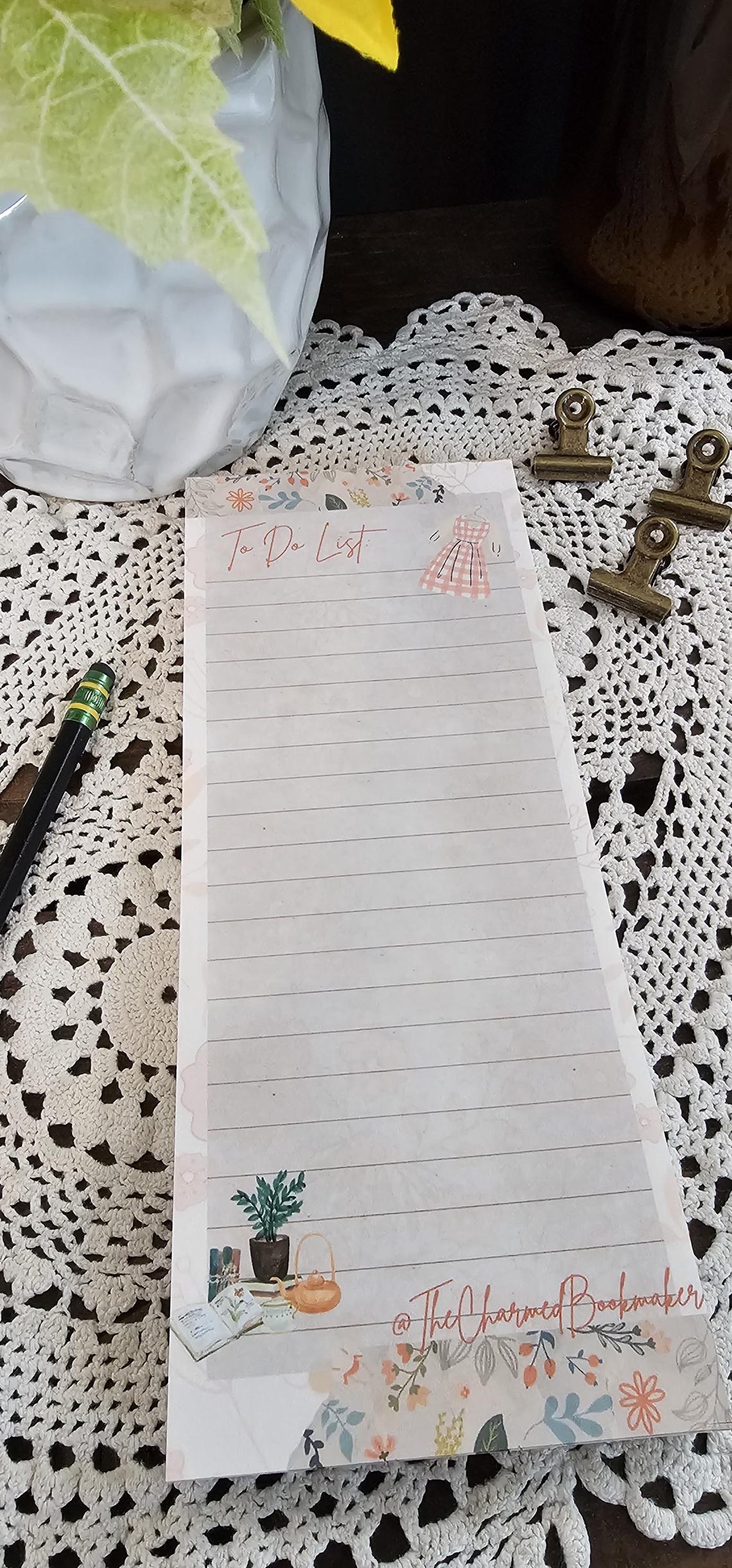 Cottagecore Collection Set Design 5, Includes 2 Postcards & 2 Magnetic ...