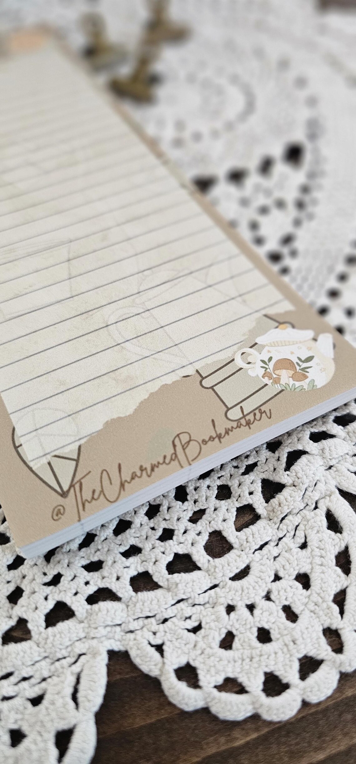 Cottagecore Collection Set Design 3, Includes 2 Postcards & 2 Magnetic ...