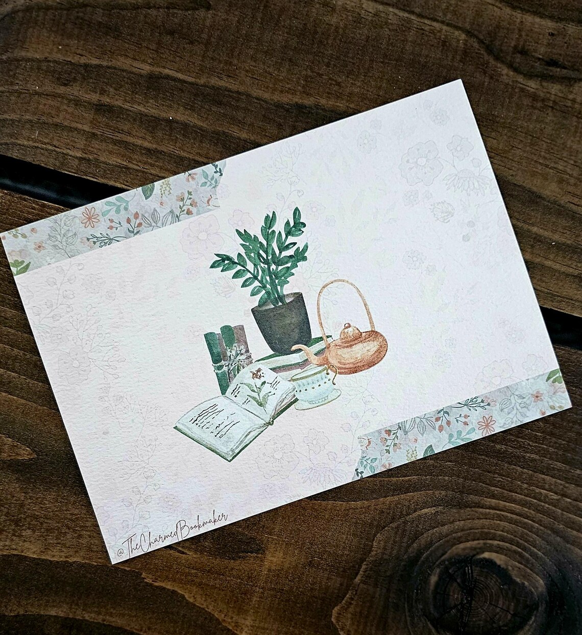 Cottagecore Collection Set Design 5, Includes 2 Postcards & 2 Magnetic ...