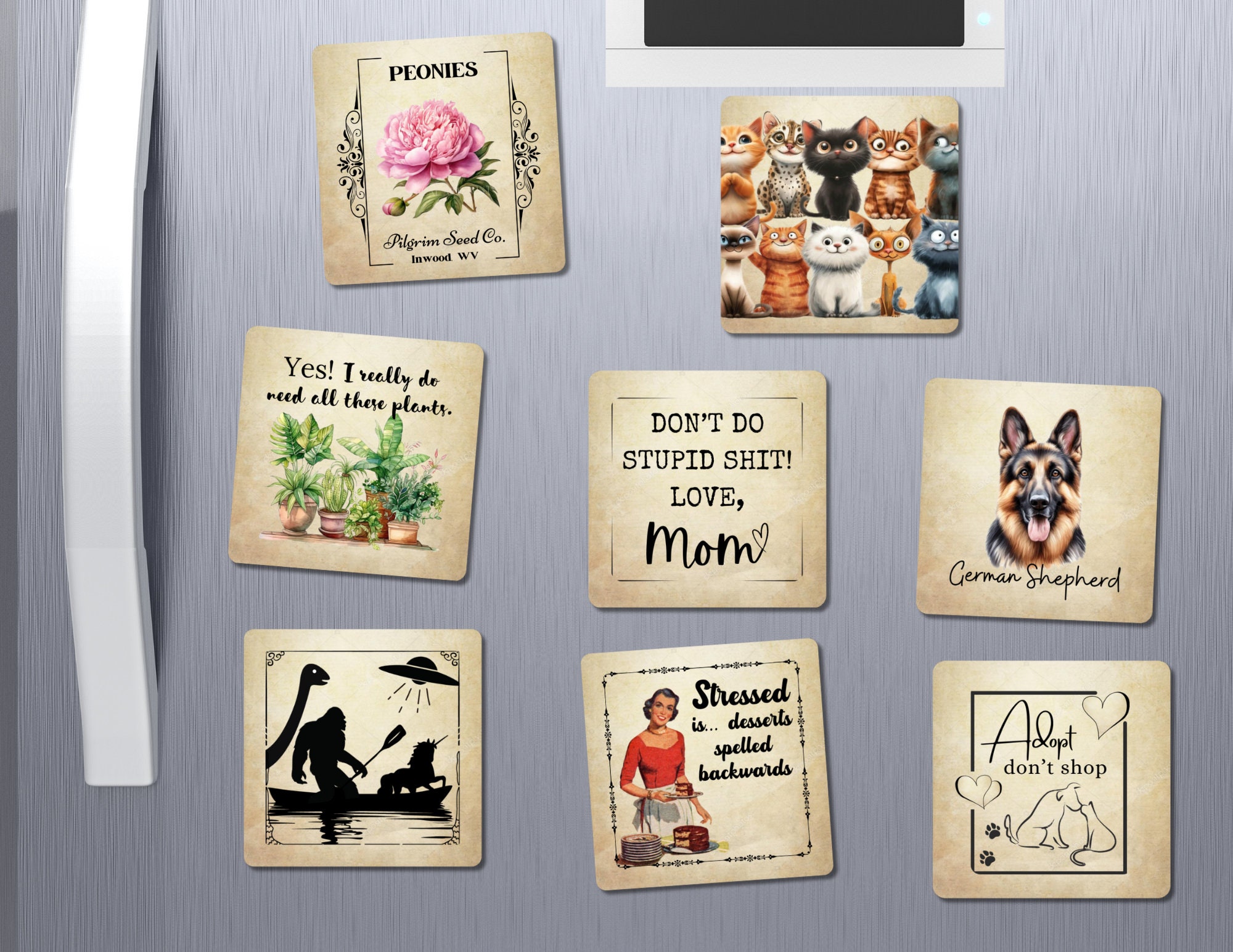 M14, Best Dog Mom Magnet, Dog Magnet, Dog Lover Gift, Gift Under 5 ...