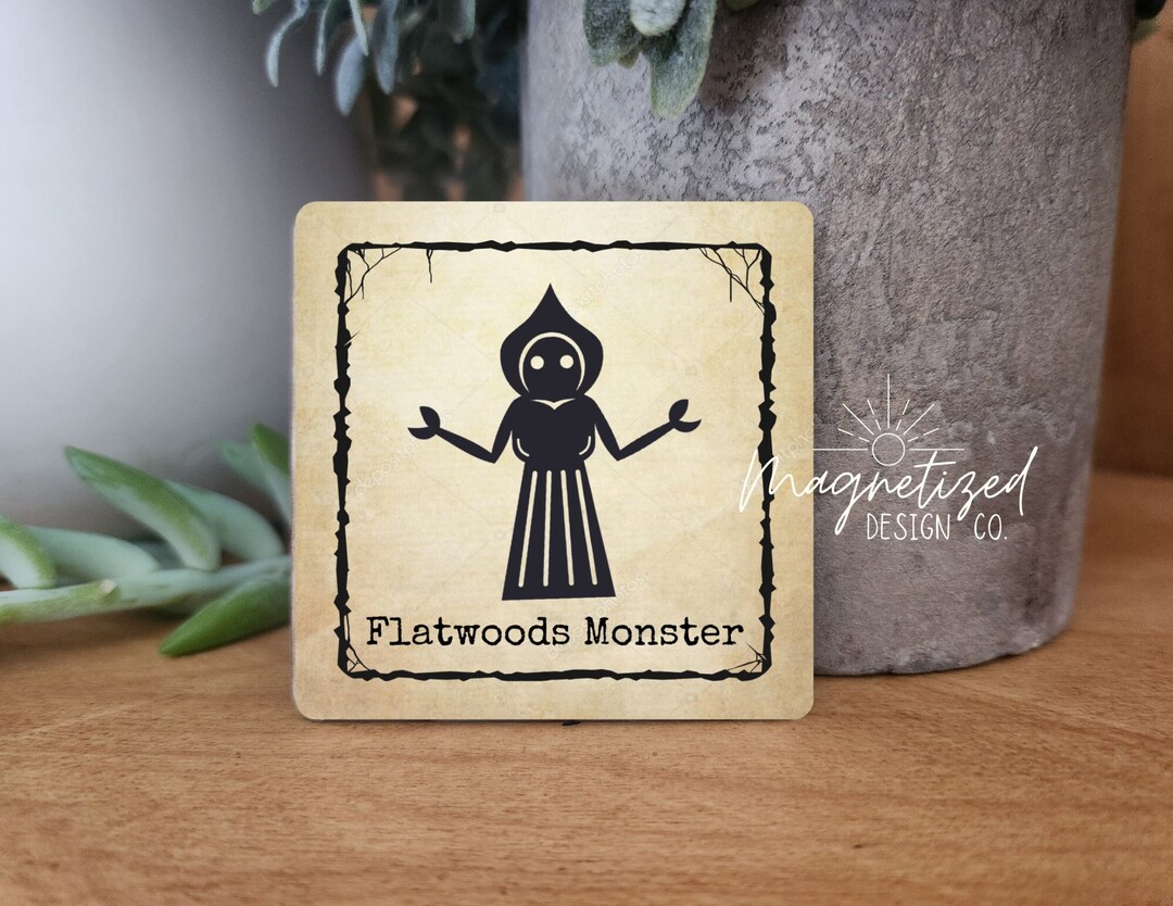 M, Flatwoods Monster Magnet, Cryptid Magnet, Cryptid Gift, Gift Under 5 ...