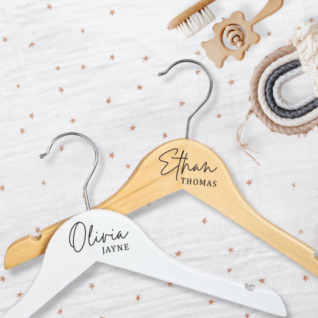 Personalized Baby Hanger. Baby Clothes Hanger Creative Room Decoration ...