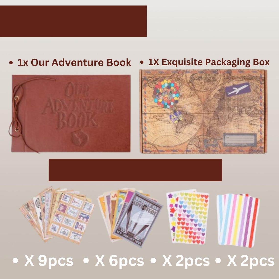 Our Adventure Book, DIA Adventure Photo Album, Memory Album Book ...