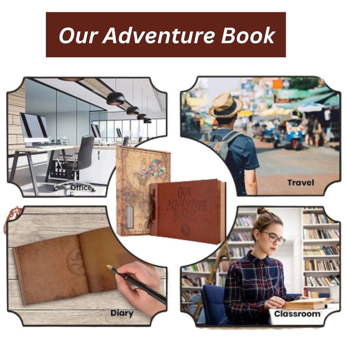 Our Adventure Book, DIA Adventure Photo Album, Memory Album Book ...