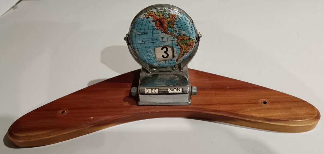 Vintage Mechanical Desk Calendar - Etsy