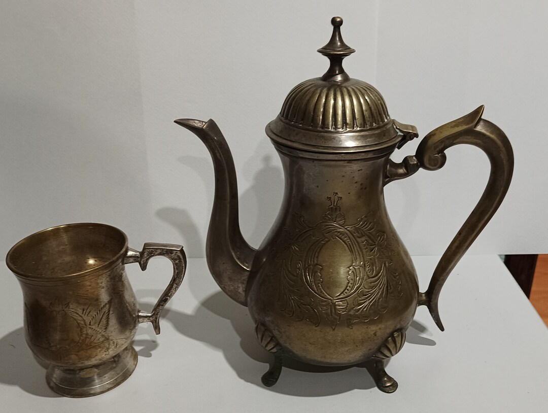 Middle Eastern Coffee Set From the Beginning of the 20th Century - Etsy