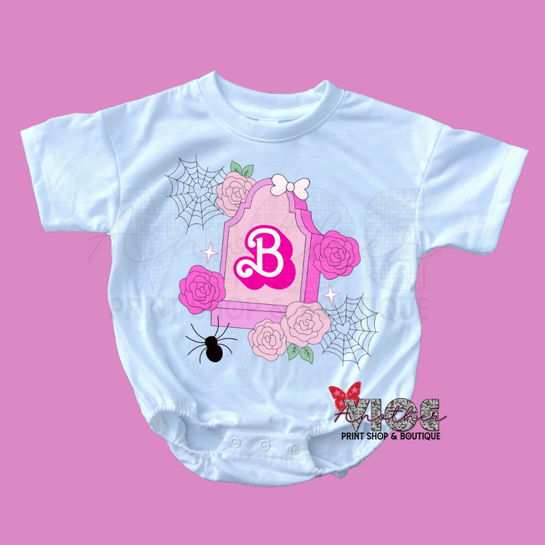 Coffin Barbie, Tombstone, Bubble Romper, Baggy Baby Romper, Baby ...
